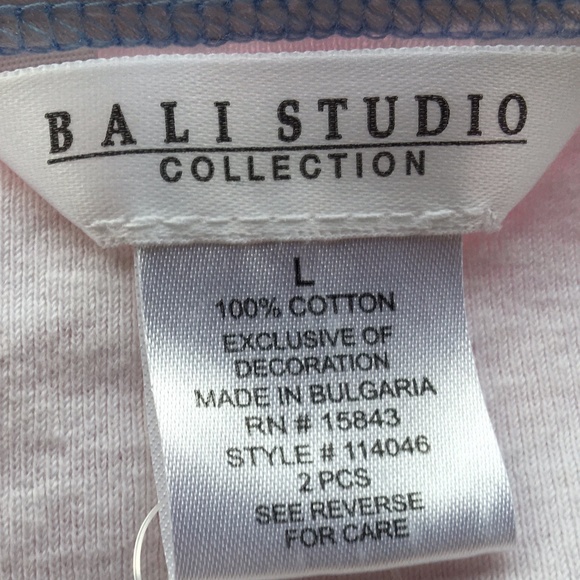 Bali Studio | Intimates & Sleepwear | Pajama Top Bali Studio Large ...
